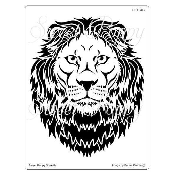 Sweet Poppy Stencil / Lion – Chain Reaction Qld