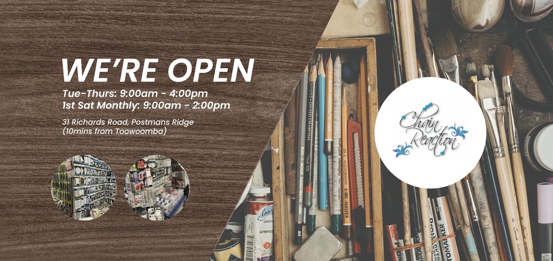 Art, Craft and Beading supplies on the Darling Downs – Chain Reaction Qld