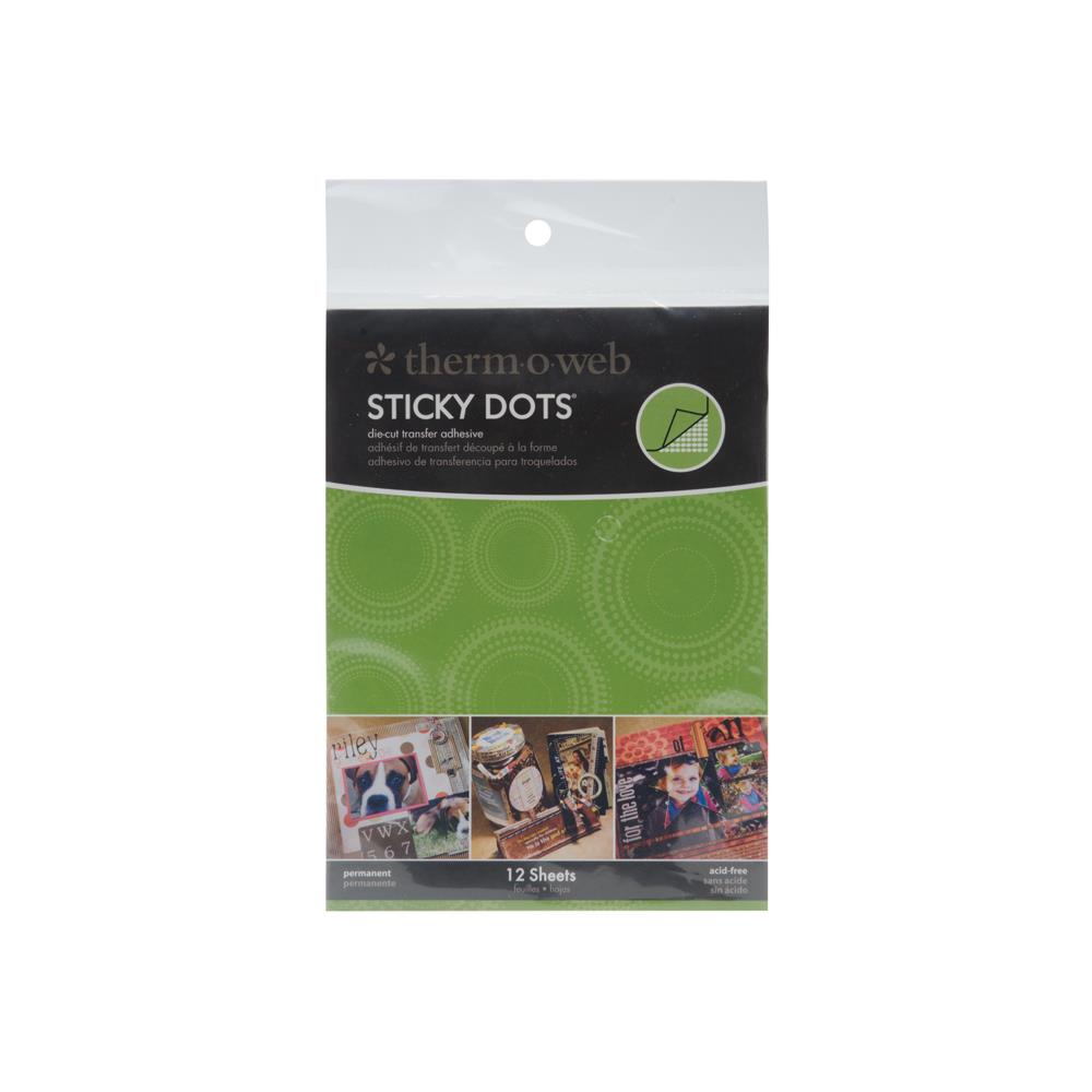 Thermoweb Sticky Dot Die-Cut Adhesive Sheets / Pk12 – Chain Reaction Qld