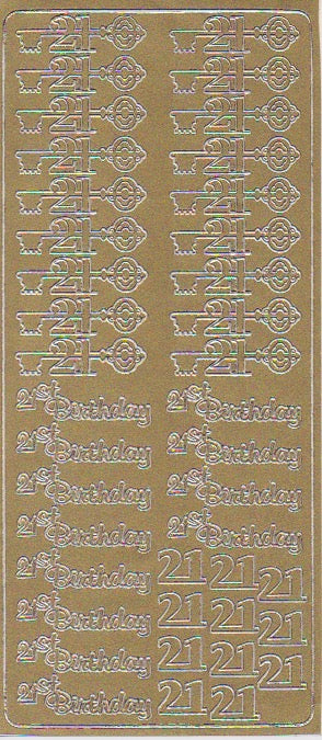 21st Birthday, gold – Chain Reaction Qld