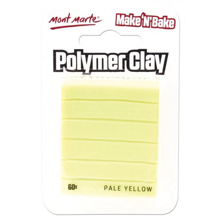 Polymer Clay 60gm - Pale Yellow – Chain Reaction Qld